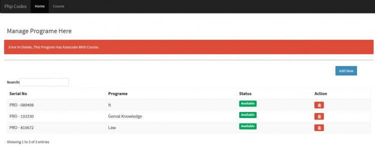 How To Prevent Delete Of Master Record If Child Record Exist In PHP How To Prevent Delete Of Master Record If Child Record Exist In PHP